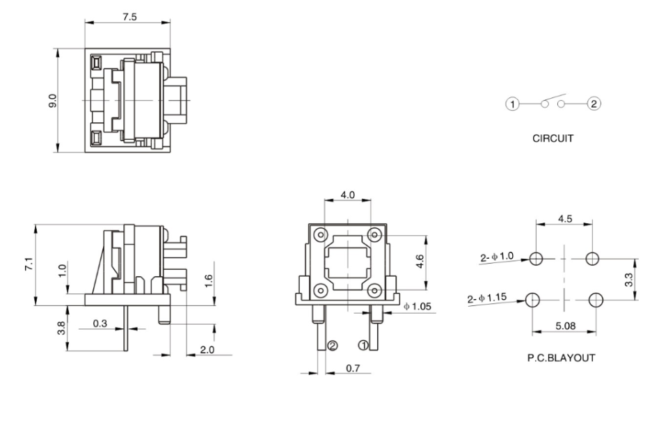 PB02-2RW_ILLUMINATED SWITCH_CONSECRATE_PRODUCTS_Dongguan Yanghan ...