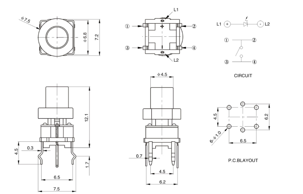 PB02-211L_ILLUMINATED SWITCH_CONSECRATE_PRODUCTS_Dongguan Yanghan ...