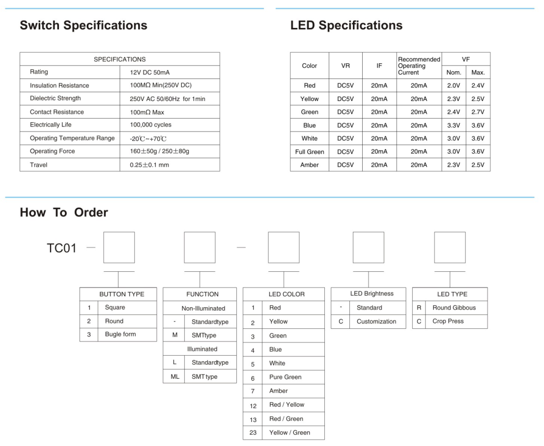 TC01-1L_ILLUMINATED SWITCH_CONSECRATE_PRODUCTS_Dongguan Yanghan ...