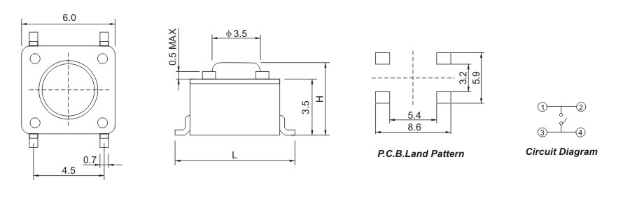 TK-066S_TACT SWITCH_CONSECRATE_PRODUCTS_Dongguan Yanghan Industrial Co ...