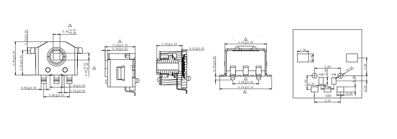 EC08 series_貫通軸_編碼器_產品展示_東莞市洋瀚實業有限公司